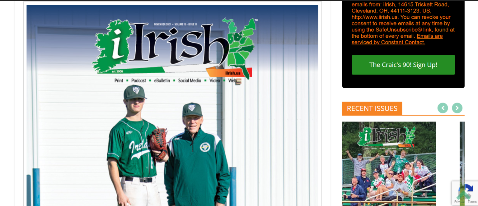 Irish National Baseball Team Pipeline Runs Through Cleveland – Irish ...