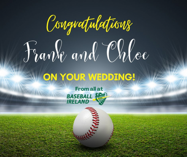 Congratulations Frank and Chloe on Your Wedding From All at Baseball ...